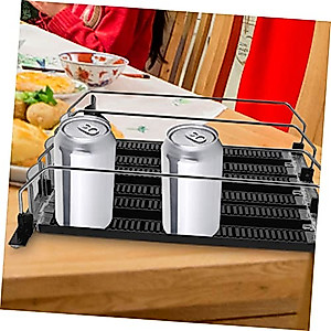 Soda Bottle Organizer 3pcs Drink Pusher Mini Vending Machine Bottle Dispenser Refrigerator Mini Bottle Can Organizer Supermarket Drink Puller Drink Shelf Replenishment Pusher