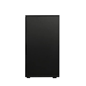 CEMKAR Modern Style Double-Door Side Cabinet with Adjustable Shelving and Full-Extension Drawers - Perfect for Living Room and Bedroom (Black)