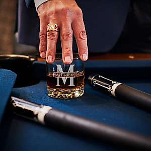 Personalized Buckman Whiskey Glasses, Set of 4 (Custom Product)