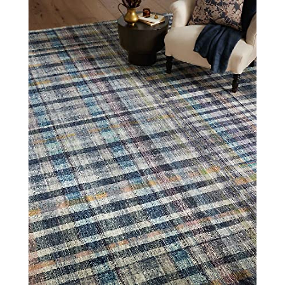 Loloi Chris Loves Julia x Humphrey Plum/Multi 7'-3" x 9'-3" Area Rug