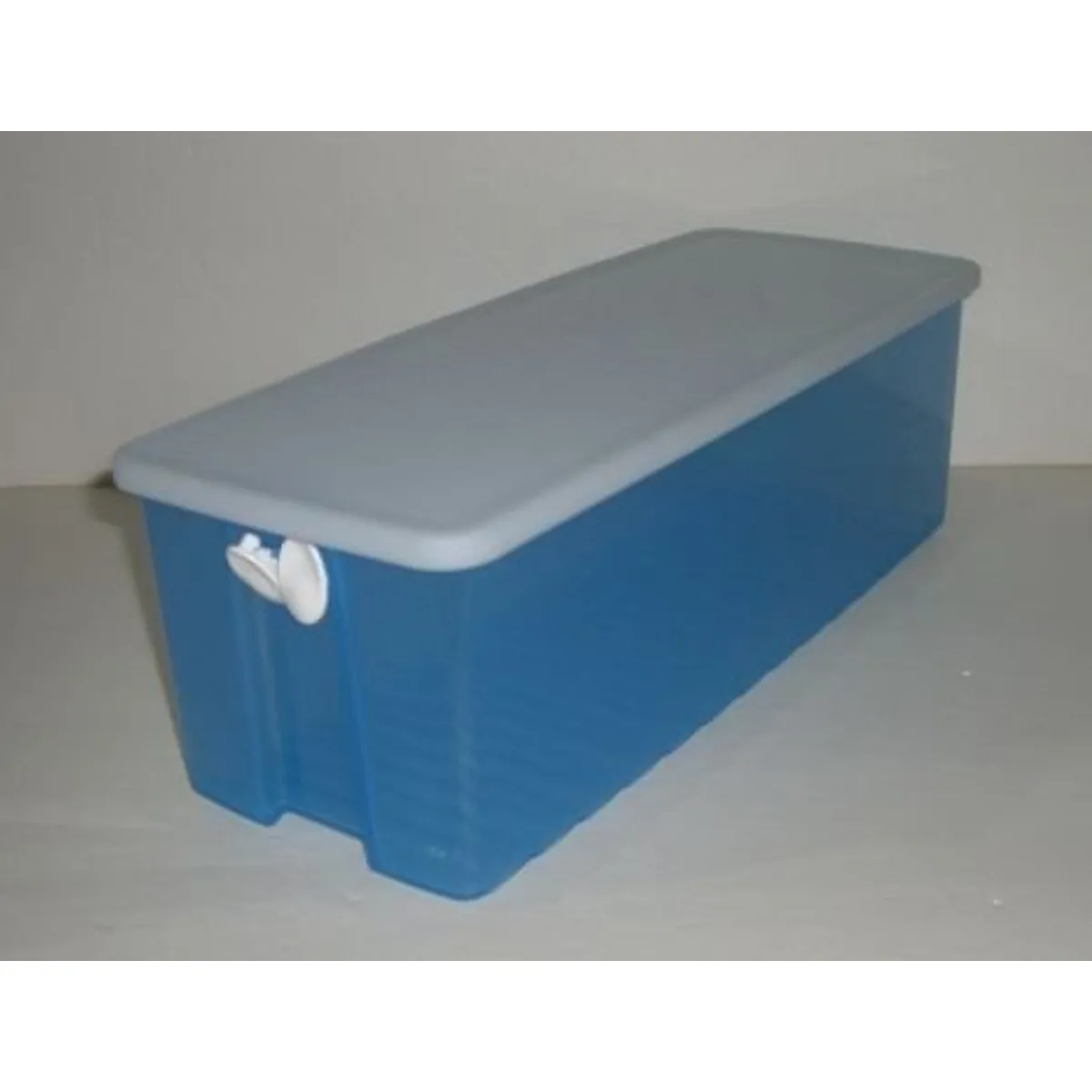 Tupperware FridgeSmart Large Refrigerator Storage, 19-3/4 cup capacity (blue container with clear seal)