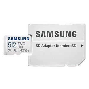 Samsung 512GB EVO+ Micro SD Memory Card for Samsung Phone Works with Galaxy Note 20 Ultra 5G, A42 5G, A21 Phone (MB-MC512KA) Bundle with (1) Everything But Stromboli MicroSDXC & SD Card Reader