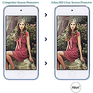 Ailun Screen Protector for iPod Touch 7/6/5 Curved Edge Tempered Glass 3Pack Compatible with iPod Touch 7th Generation 2019 Released 6th Generation 2015 Released 5th Generation Case Friendly