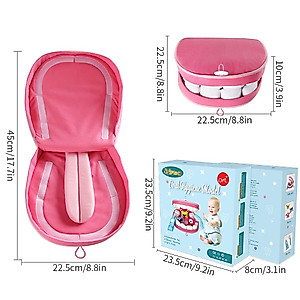 KAKIBLIN Educational Plush Toy, Preschool Educational Plush Toys for Kids, Teaching Kid How to Protect Teeth and Learning What in Their Oral