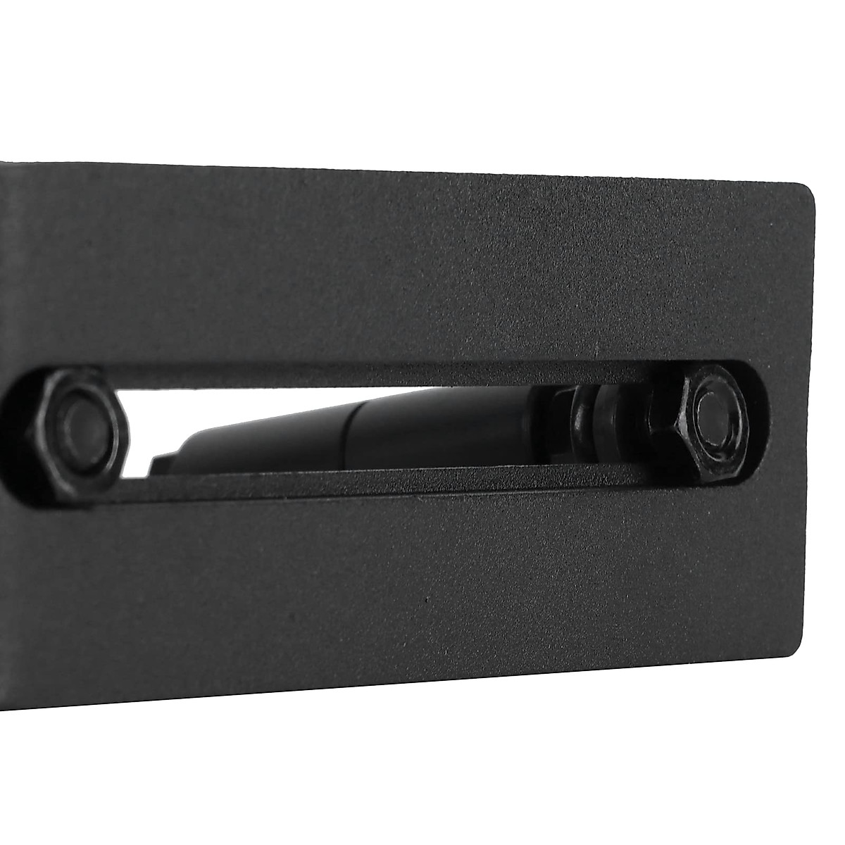 Sliding Barn Door Floor Guide, Carbon Steel Flush Flat Bottom Design Adjustable Floor Roller Guide Kit Wall Mounted Door Hardwares Accessory (10.5x4cm / 4.1x1.6in)