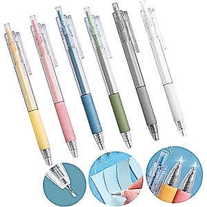 6pc Knife Pen Craft Cutting Tools, Pen Knife for Crafts, Creative Retractable Hobby Knife Pen, Exacto Knife Pen Cute, Thin Blade for Art Paper Scrapbook, Paper Pen Cutter, Pen Cutter Tool