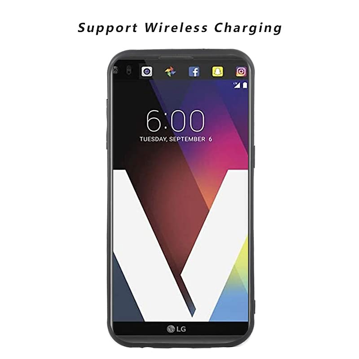 ELISORLI Compatible with LG V20 Case Rugged Thin Slim Cell Accessories Anti-Slip Fit Rubber TPU Mobile Phone Protection Silicone Soft Shockproof Grip Cover for LGV20 LG20 V 20 ThinQ Women Men Black