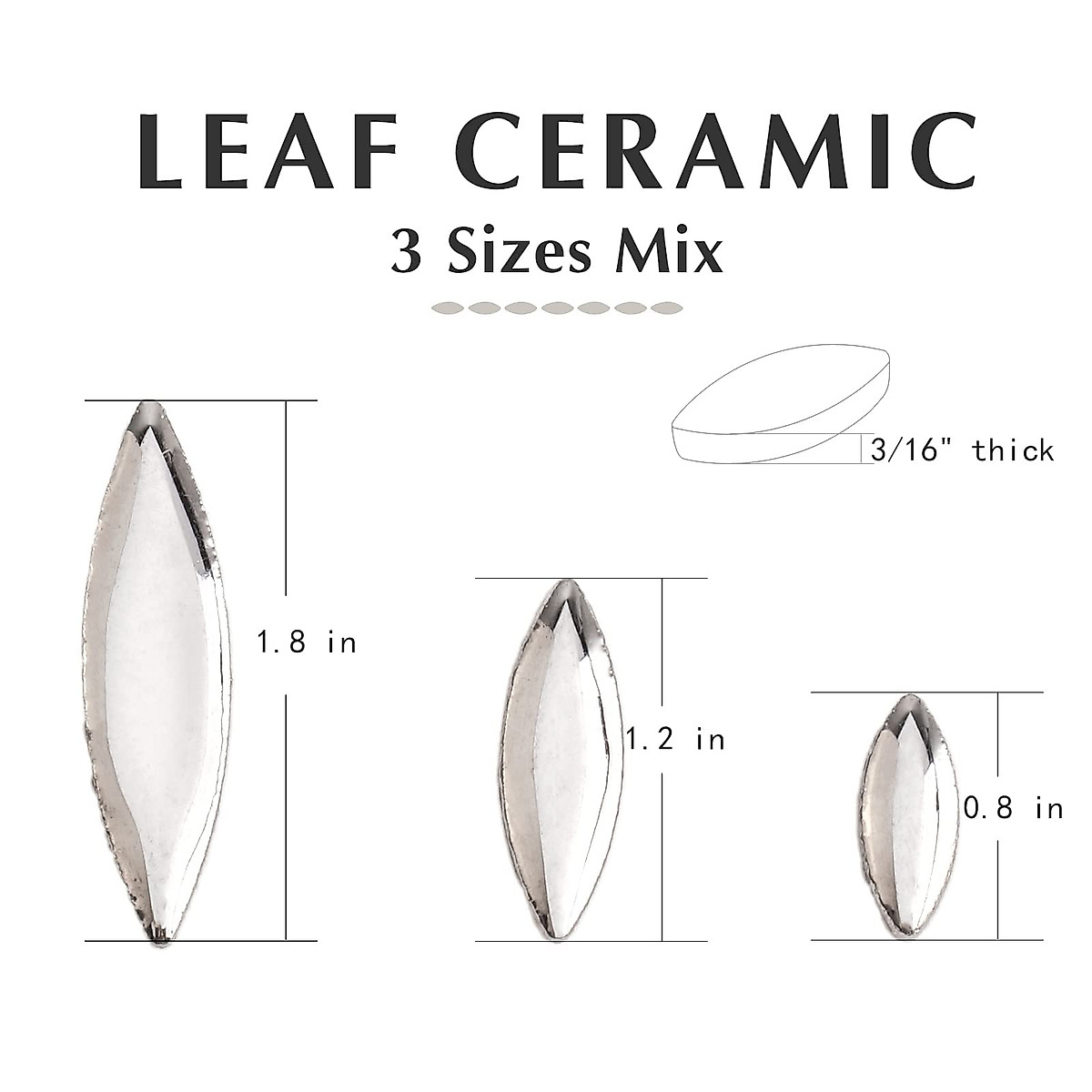 Youway Style Iridescent Mosaic Tiles for Craft Bulk,200g Petal Shaped Pieces for Mosaic Crafts Supplies,Mosaic Adult DIY Garden Kit（Silver)