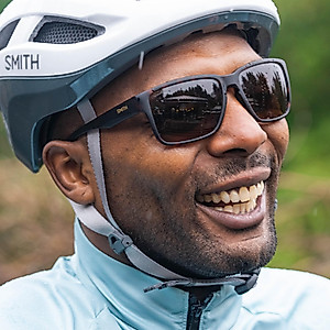 SMITH Emerge Sunglasses with ChromaPop Lenses – Performance Sports Active Sunglasses for Biking, Running & More – For Men & Women – Matte Black + Bronze ChromaPop Polarized Mirror Lenses