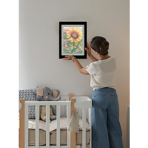 Orionstar Kids Art Frames, Artwork Picture Frames Changeable with Stand, Front Opening Picture Display Frames Holds 100 Paper Pcs, Artwork Display Storage Frames for Children, Desk, Home and Office,