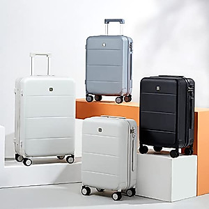 Hanke 26 Inch Luggage Large Suitcase With Spinner Wheels Tsa Luggage Suitcases Traveler's Choice Hard Case Luggage For Women & Men Rolling Checked Luggage（Blackish Green）