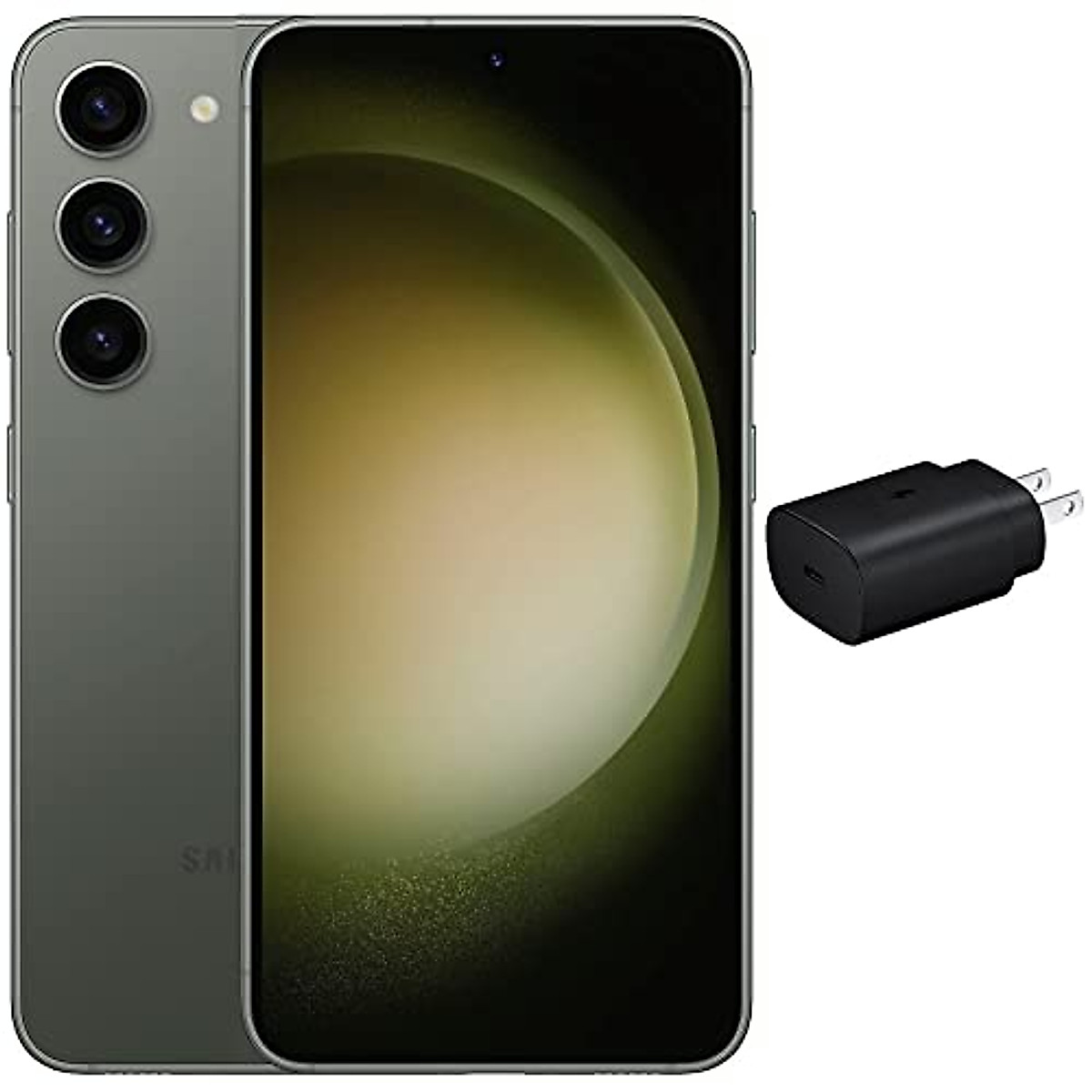 SAMSUNG Galaxy S23+ Plus 5G (256GB, 8GB) 6.6" AMOLED 2X, 50MP Camera, Global Volte (Fully Unlocked for AT&T, Verizon, T-Mobile, Global) S916U (w/ 25W Super Fast Charger, Green) (Renewed)