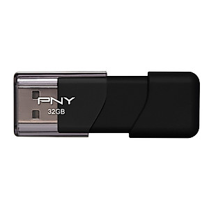 PNY Attaché 32GB USB 2.0 Flash Drive - P-FD32GATT03-GE