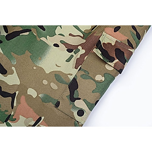 ReliBeauty Soldier Costume Army Camouflage Uniform,120