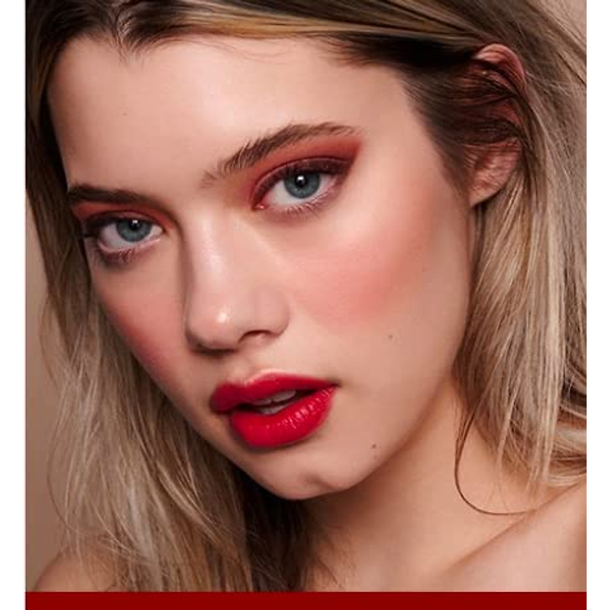 EVELIER Galaxy Lipstick - Matte, Moisturizing, Plush, Pigment-Rich Colors with Silky, Full Color Finish & Intense Hydration for All Day Coverage (Glamour Red)