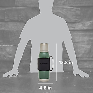 Stanley 10-09841-001 The Quadvac™ Thermal Bottle Hammertone Green 1.1QT / 1.0L