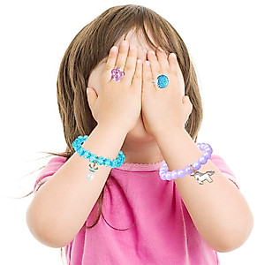 VLUSSO Easter Eggs Easter Basket Stuffers Fillers Filled 4 Pack Eggs with Colorful Bracelet Girls Inside, Colorful Pre Plastic Easter Eggs For Kids Easter Gifts