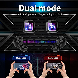 AMAFACE Wireless Earbuds,Bluetooth in Ear Headphone with Microphone Comfort&Lightweight Earphone with Noise Cancellation,3D Surround Stereo Bass,Long Life Portable Mini Charging Case for Sport.