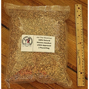 Natural Hickory Sawdust (2.0 Lb)