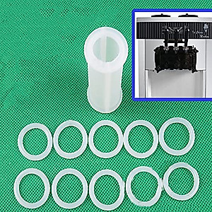 LICHIFIT Food Grade Ice Cream Machine Rubber Ring Sealing Ring Tube for YIKAFU YKF for COOCO Soft Serve Ice Cream Maker Accessories