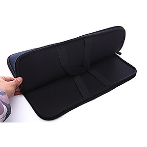 13.3-Inch to 14-Inch Laptop Sleeve Case Neoprene Carrying Bag with Hidden Handles for MacBook/Notebook/Ultrabook/Chromebooks (Blue Horse)