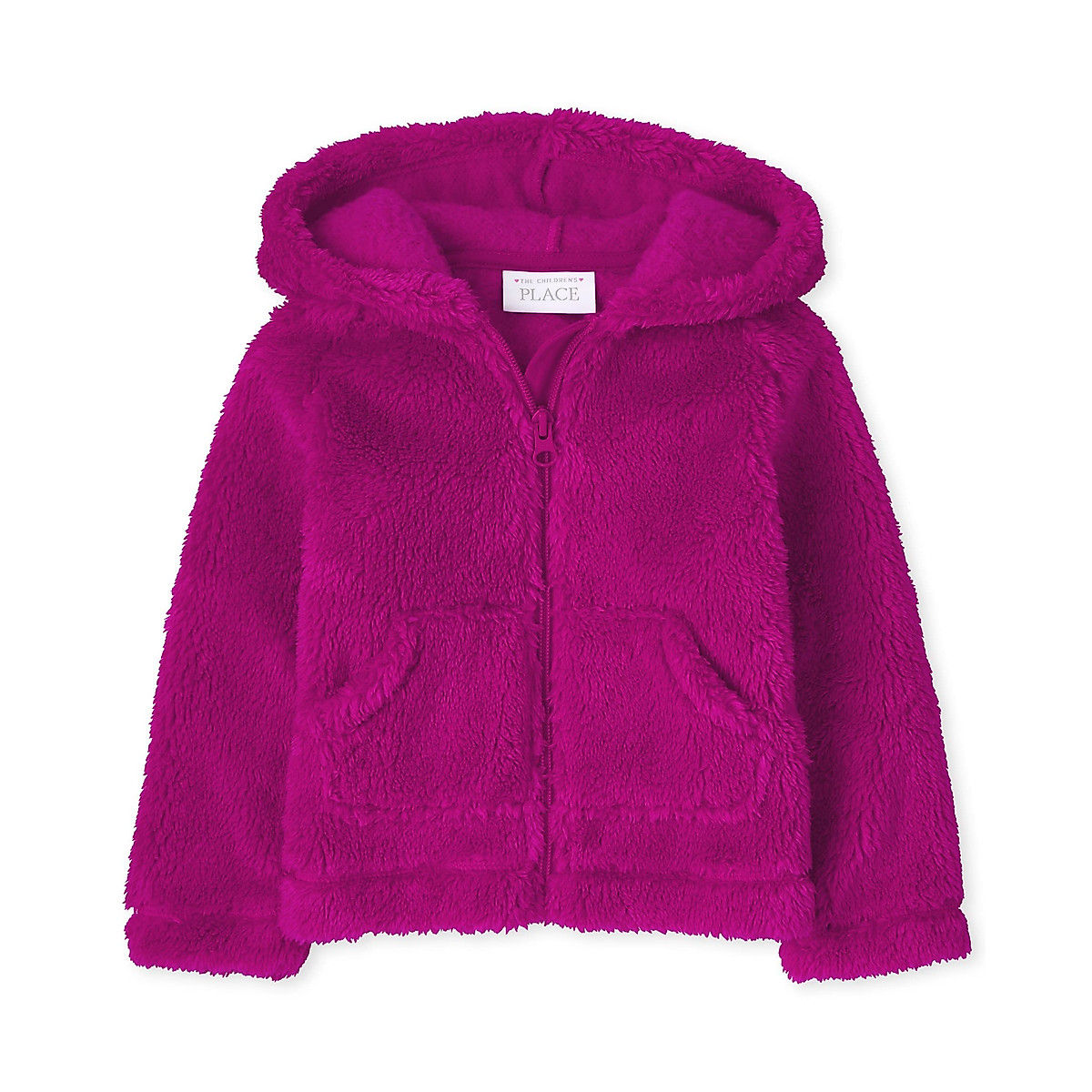 The Children's Place Baby Toddler Girls Long Sleeve Zip-Up Hoodie, Tidal, 5T