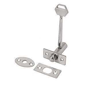uxcell Fire Door Stainless Steel Hidden Manager Tubewell Key Mortise Lock 44x48x22mm