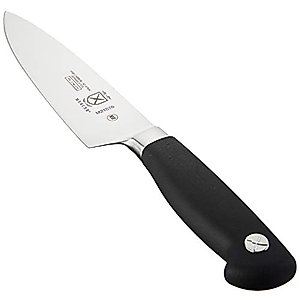 Mercer Culinary M21076 Genesis 6-Inch Short Bolster Chef's Knife, Black