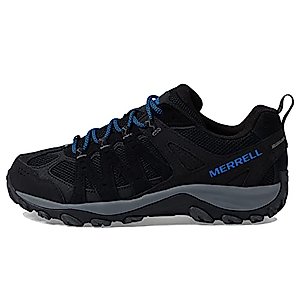 Merrell Accentor 3 Waterproof Shoes for Men - Leather and Mesh Upper, Textile Lining, and Lightweight EVA Foam Midsole Black 15 M