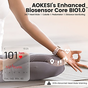 Smart Watches for Women, 2022 Newest Touchscreen Smartwatch for Android Phones and iPhone Compatible, 5ATM Waterproof Fitness Tracker with 24/7 Heart Rate, Blood Oxygen, Sleep Monitor, Watch Pink