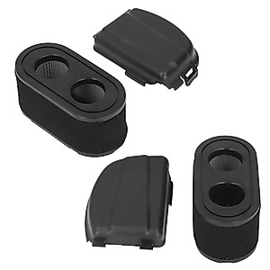 String Trimmer Air Cleaner with Cover Kit 594106 Plastics Black Wearproof Replacement Part for Lawn Mower Engine