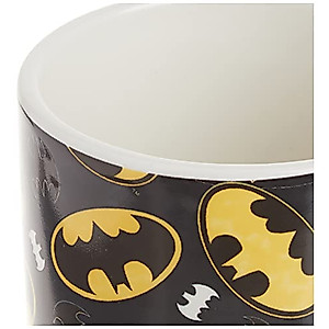 Spoontiques - Ceramic Travel Mugs - Batman Logo Cup - Hot or Cold Beverages - Gift for Coffee Lovers