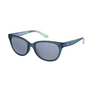 O'NEILL 9014 2.0 Women's Polarized Sunglasses, Matte Blue Crystal/Tie Dye, 55 mm
