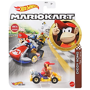 Hot Wheels Mario Kart 7 Car Set Bundle, Die Cast, 1:64 Scale