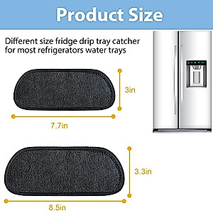 Refrigerator Drip Tray Catcher Fridge Water Drip Catcher Refrigerator Drip Catcher Refrigerator Water Drip Catcher Fridge Drip Pan Fridge Drip Tray Fridge Water Drip Pad for Whirlpool, Samsung, GE
