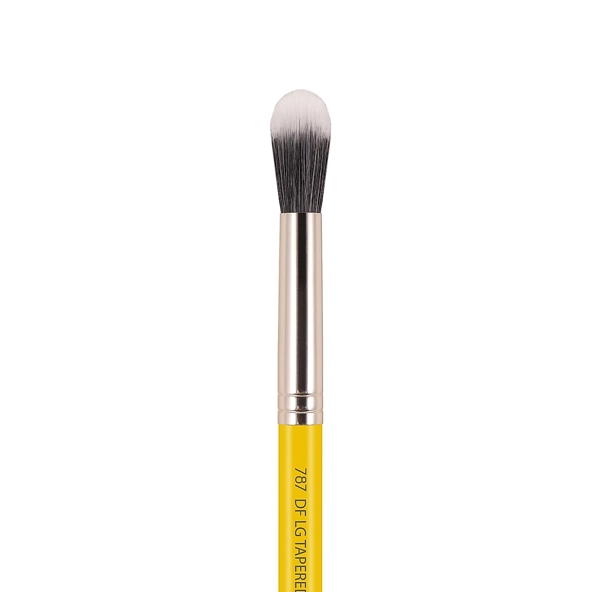 Bdellium Tools Professional Makeup Brush - Studio Series 787 Duo Fiber Large Tapered Blending - With Soft Synthetic Fibers, For Controlled Lightweight Application (Yellow, 1pc)