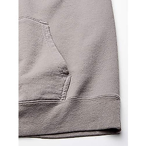 Hanes Men's Comfortwash Garment Dyed Hoodie Sweatshirt, Concrete Gray, X Large