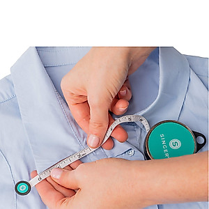 SINGER 50003 ProSeries Retractable Tape Measure, 96-Inch , Teal