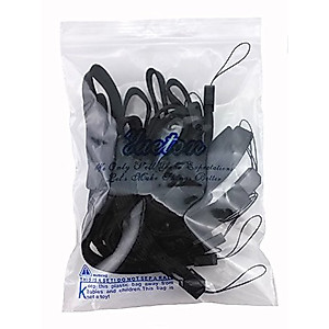 yueton 10pcs Universal Replacement Black Hand Wrist Strap Wristlet Wristband with Lock for Wii Remote Controller, Mobile Phone, MP3, Digital Camera