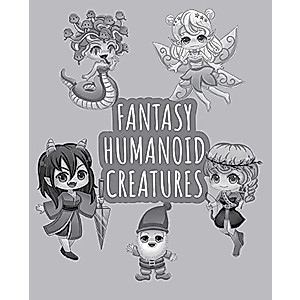 Drawing Fantasy Chibi: Learn How to Draw Kawaii Unicorns, Mermaids, Dragons, and Other Mythical, Magical Creatures! (How to Draw Books)