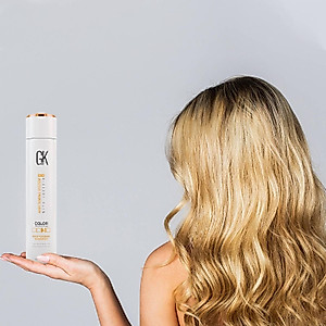 Keratin Shampoo for Thin Curly and Coarse Hair - Anti Frizz Sulfate Free, Color safe Treated Shampoo, Smoothening & Repairing, Salt-Free Non-Sulfate Formula for Healthy Hair (300ml)