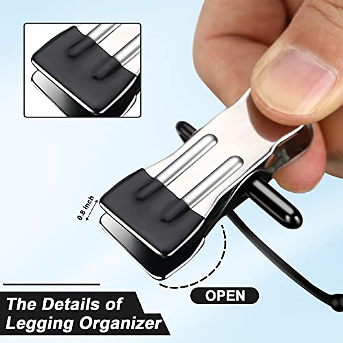 Rtteri 48 Pieces Boot Hangers Clips 360 Rotating Laundry Hooks Hanging Clamp Space Saving Clothes Pins Socks Towel Clips Portable Multifunctional Heavy Duty Clothespins Space Saving for Closet Jeans