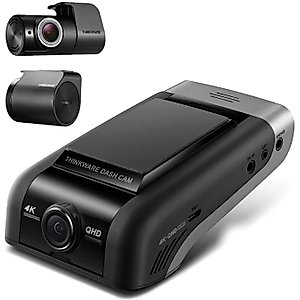 THINKWARE U1000 Flagship Dual Channel Dash Cam with Radar Module Accessory 4K UHD Front 2K QHD Rear, Wi-Fi GPS Super Night Vision Cloud Hotspot Parking Mode