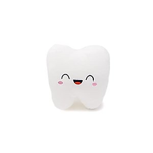 nerdbugs Tooth Plush- The Molar The Merrier! - Dentist Gift/Oral Surgeon Gift/Dental Hygenist Gift/ Tooth Fair Pillow