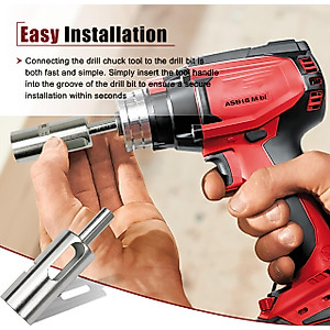 EZ Twist Ties Tool for 11 Gauge Drill Chuck Drill Collet Twisted Wire Fence, Hook Mesh, Suitable for 3/8-inch Clamp Electric Drill