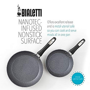 Bialetti Impact Cookware, 2-Pack Fry Set, Gray
