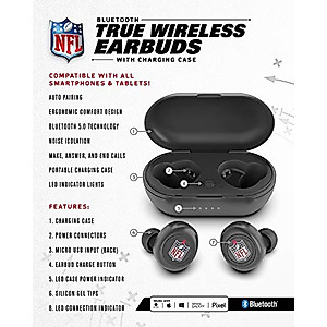 NFL Jacksonville Jaguars True Wireless Earbuds, Team Color