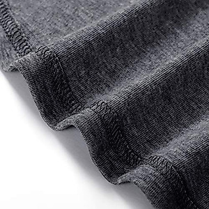 Bulotus Women's Zip Front Long Sleeve Loose Fit Tunic Blouse Casual Top,Grey,Large