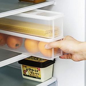 Cabilock 2pcs Noodle Preservation Box Food Containers Refrigerator Storage Bins Pasta Container Containers for Food Clear Drawer Spaghetti Seal White Food Grade Pp Snack Box