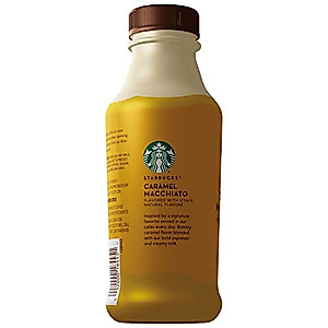 Starbucks Iced Espresso, Caramel Macchiato, 14oz Bottles, (8 Pack)